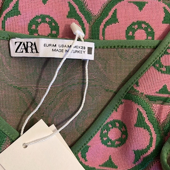 Zara | Tops | Zara Jacquard Cami Top | Poshmark